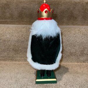 Holiday | Nutcracker King With Blue Cape 1 Inch Wooden Christmas ...